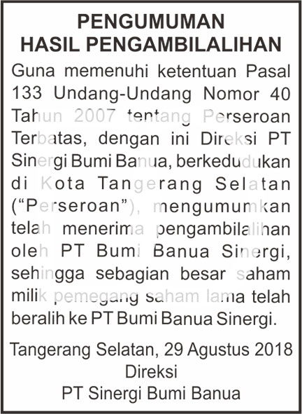Biro Iklan Resmi DOREMINDO, Iklan Pengumuman
